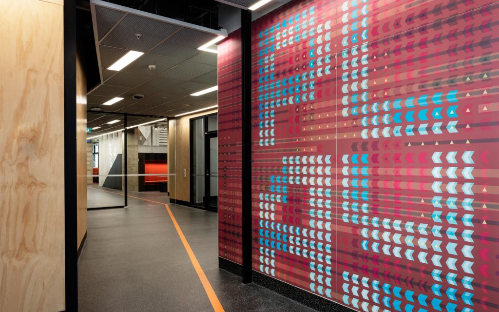 AUT's Te Āhuru Super Graphics, Jasmax in association with MuirMcNeil ...